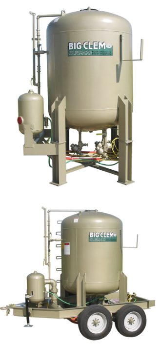 120 Cuft Big Clem Bulk Blast Machines | Big Sand Blaster